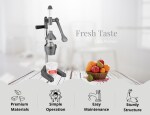 Buy Jetking aluminium hand press juicer machine premium (antique silver ...