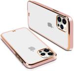 Buy Clickaway Apple Iphone 12 Pro Back Cover Gold Electroplating ...