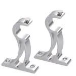 Buy Rawk Stainless Steel Shine Curtain Rod Brackets,Curtain Bracket ...