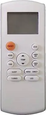Buy HDF Remote Controller for Onida and panasonic Air Conditioner(184 ...