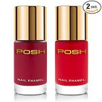 Buy Posh Red Current, Heart Beat Red Nail Polish, 9 Ml Each (Pack Of 2 ...