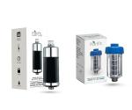 Buy Purifit Black-Silver, White-Blue Plastic Chrome Finish Cylindrical ...