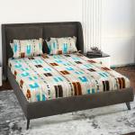 Buy LABHAM 180TC 100% Cotton FLORAL KING SIZE 254cmx224cm 1 Bedsheet & 2 Pillow Covers ...