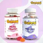 Buy Gummsi | Combo Pack of Sleepeasy & Multi Vitamin Gummies | 30 Gummies Each | (Pack Of 2 ...
