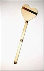 Buy Chibro Heart Shape Chocolate Pounding Wooden Hammer 30 cm Online at ...