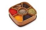 Buy PARAMDHYEY Masala Rangoli Box Dabba For Keeping Spices | Spice Box ...