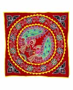 Buy Zoltamulata Multicolor Velvet Two Peacock Wall Decor Chandua (69 x ...