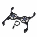 Buy WOLFANO Double Fans Mini Octopus Notebook Cooler Cooling Pad for 7 ...