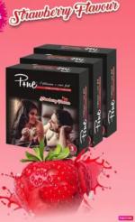 Buy Pine Strawberry Condom (Set of 3, 9 Sheets) Online at Best Prices in India - JioMart.