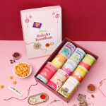 Buy DIBHA - HONEST SNACKING Bond of Love Rakhi Gift Box 765g Online at ...