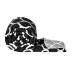 Buy Divine Casa Black and Grey Abstract Microfiber Polyester Single ...