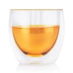 Buy Dancing Leaf Glass Fino Double Walled Cup Set Online at Best Prices ...