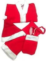 Buy Ample Wings santa clause baby boys Christmas dress Unisex with Cap and Bag (Red color) (Size ...