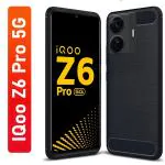 Buy Knotyy IQOO Z6 Pro 5G, Iqoo Z6 Black Back Cover Online at Best ...