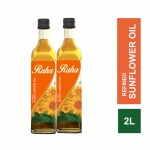 Buy RAHA Refined Sunflower OIL 1LTR PET BOTTLE - (PACK OF 2) Online at ...
