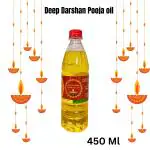 Buy DEEP DARSHAN Pooja Oil | 450 ML| Smokeless Oil for Puja, Festivals, Havan | Til Oil for ...