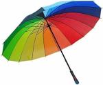 Buy DERIKE Rainbow Umbrella, Colorful Umbrella Sun Beach for Men and ...