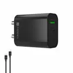 Buy Portronics Adaptor 44 Fast Charging 20W Mobile Charger with Dual ...