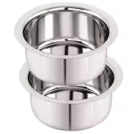 Buy SHINI LIFESTYLE Stainless Steel Bhagona, Patila, Steel Pateli, Milk ...