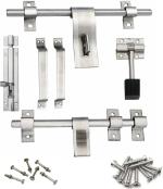 Buy CM Craftsman MATT Stainless Steel Latching Draw Hasp latch for ALL ...