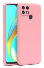 Buy U&E Pink Silicone Back Cover For Realme C25S Online at Best Prices ...