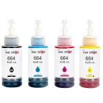Buy INKSPOT 664 Compatible Refill Ink Bottle Set for Epson L130, L360 ...