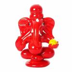 Buy Khamma Ghanni Handicrafts - Handicraft Red Glass Crystal Ganesha ...