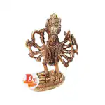 Buy DARIDRA BHANJAN - Maa Kaali Metal Golden Idol Murti (Size LxWxH ...