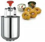 Buy FIVANIO Stainless Steel Medu vada Machine, Mendu Vada Maker with ...