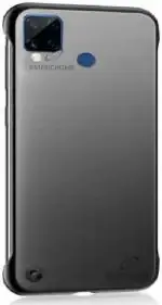 Buy AmericHome Realme C15, Model RMX2180 Black Rubber, Polycarbonate ...