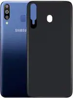 Buy Leyon Black Silicon Back Cover For Samsung Galaxy M30 Online at ...