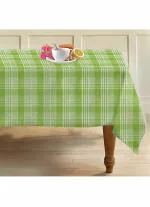 Buy Airwill Handloom 100% Cotton Self Design 4 Seater Tablecloth ...