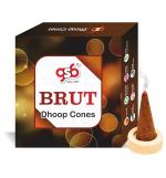 Buy GSB Brut Premium Dhoop Cones with Stand Holder in Box. | Best for ...