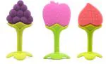 Buy Enorme Silicone Fruit Shape 3 Piece Of Teething Teether Baby ...
