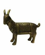 Buy Goat (Meldi MATA Vahan) Brass Small Statue Handicraft Art By ...
