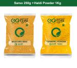 Buy Goshudh Haldi Powder 1Kg & Sarso 250gm Combo Pack 1250g Online at ...