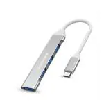 Buy TECHNOVIEW 4 in 1 USB c hub USB Extension Type c for Laptop Type C ...