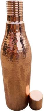Buy KUVI Enterprises Handcrafted Copper Water Bottle - 1200 ml Online ...