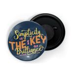 Buy Dhcrafts Blue Metal Simplicity Is The Key Of Brillance Bruce Lee ...