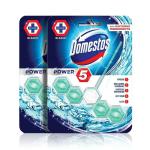 Buy Domestos Power 5 Toilet Rim Block, Chlorine, Limescale Removal With ...
