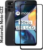 Buy PARANDIV Motorola Moto G22 Transparent Tempered Glass Air-Bubble ...