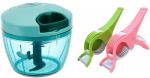 Buy Winger Durable and Long Lasting Combo of Vegetable Chopper and Veg ...