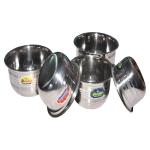 Buy Marudhar Steel Stainless Steel Tope (Set of 5) Online at Best ...