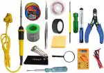 Buy Fadman Yellow, Black Electric Soldering Iron, Solder Wire, Cutter ...