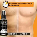 Buy alford Hair Removal Cream Spray for Men Chest, Back, Legs, Under ...