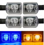 Buy PBTA Premium LED Indicator with Face Mask Logo Compatible With Hero ...
