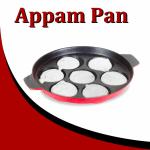 Buy EURO SLEEK Aluminium 7 Cavities Non-Stick Appam Maker Patra with ...