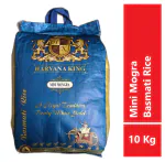 Buy Haryana King Mini Mogra Basmati Rice -10 kg Online at Best Prices ...
