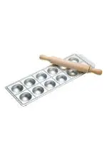 Buy Imperia Silver Aluminium 12 Square Ravioli Maker With Rolling Pin ...