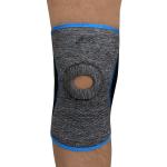 Buy Nivia Orthopedic Knee Support with Patella Hole Slip-in Grey-Black ...